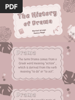 Evolution of English Drama History | PDF | Theatre | Roman Empire