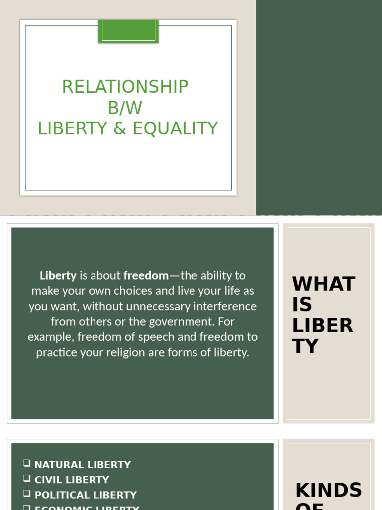 Liberty Equality | PDF