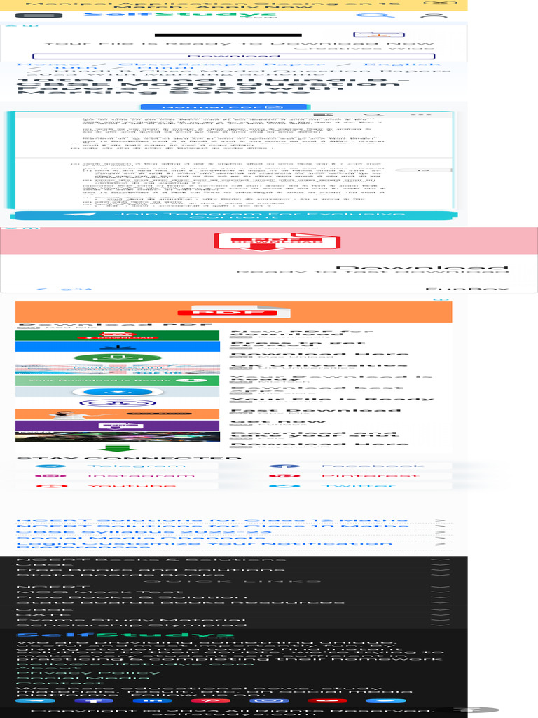 10th Hindi Hindi B - CBSE Model Question Papers - 2023 With Marking ...