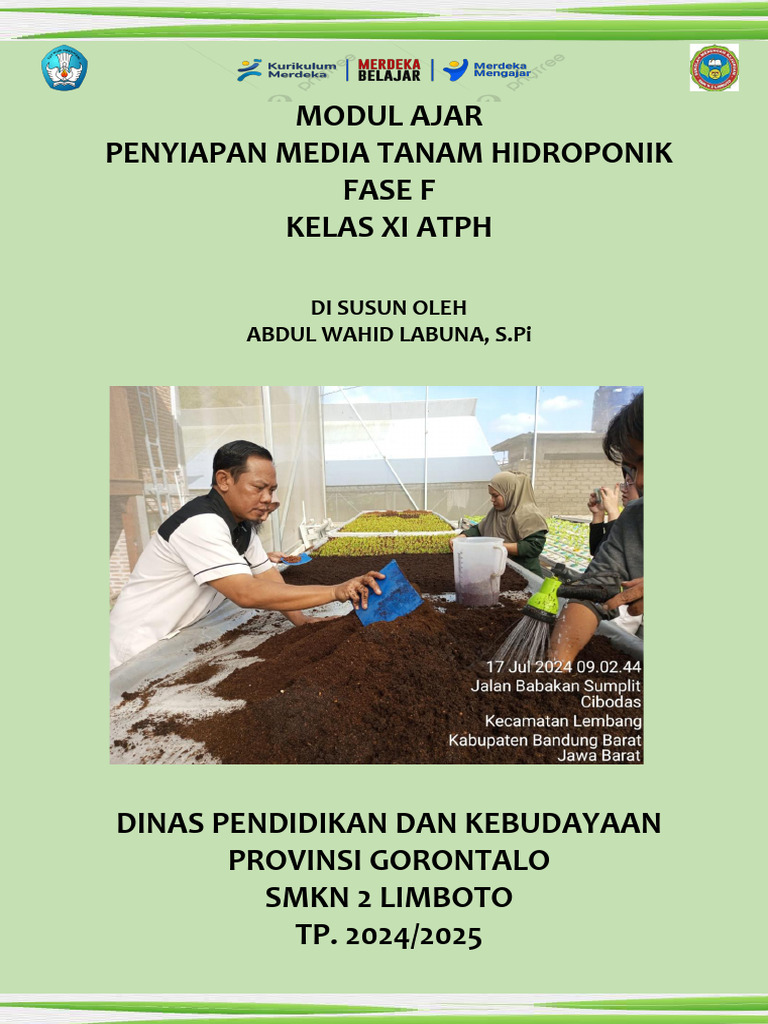 MODUL KK ATPH KLS XI MEDIA HIDROPONIK WAHID | PDF