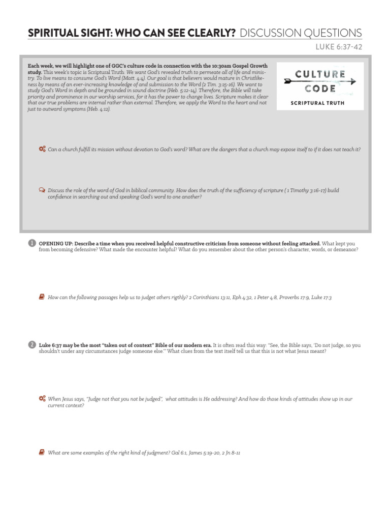 Understanding Luke 6:37 on Judgment | PDF | Forgiveness | Jesus