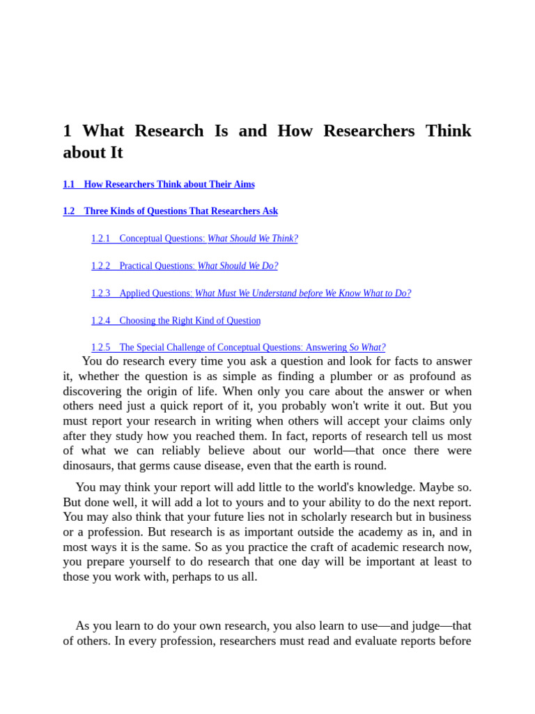 Understanding Research: Key Concepts | PDF | Reason | Feeling