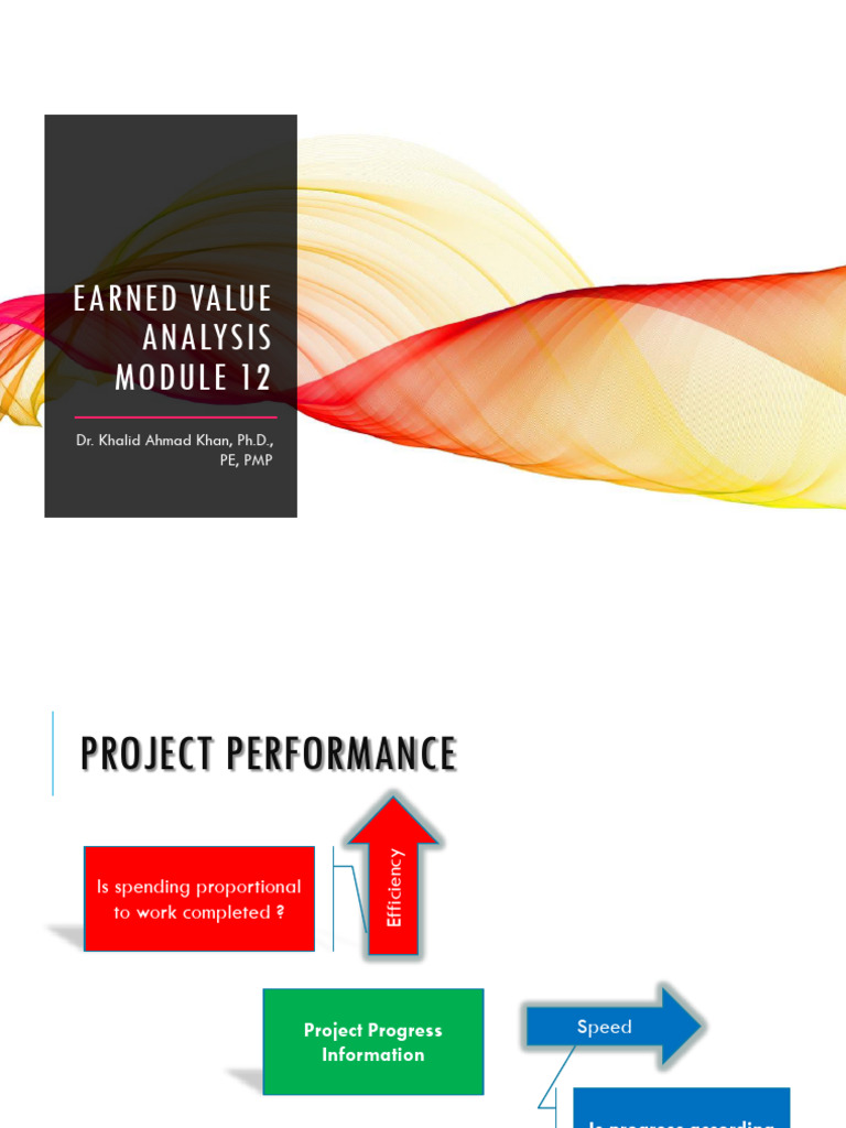 Module 12 - Earned Value Analysis | PDF | Systems Analysis | Projects