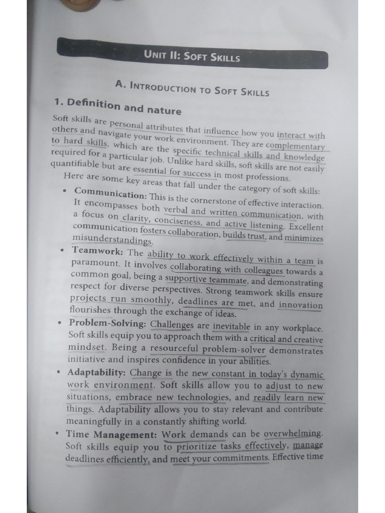 Communication Skills Unit 2 | PDF