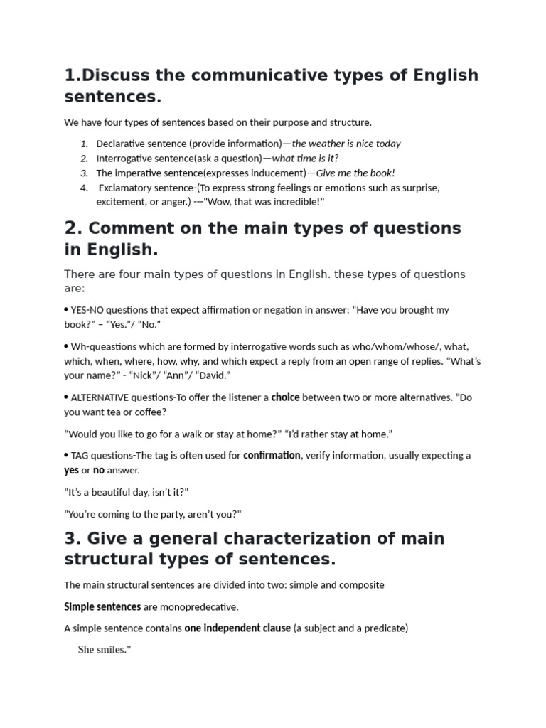 English Grammer Final Exam 11 J12 J13 J14 VV | PDF | Clause | Subject (Grammar)