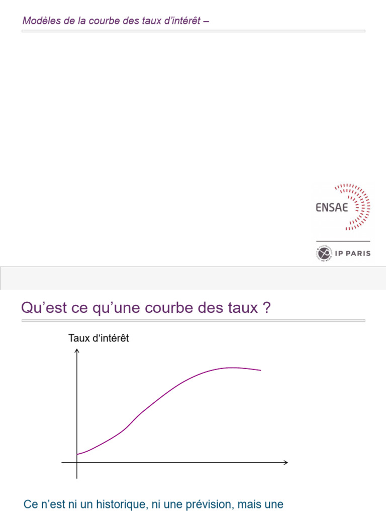 Introduction à la courbe des taux | PDF | Obligation (Finance) | Taux d ...