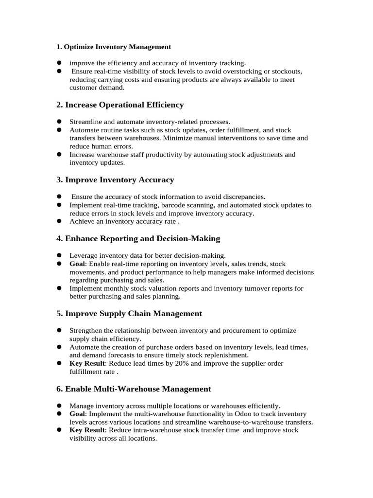 Optimize Inventory Management | PDF | Inventory | Business