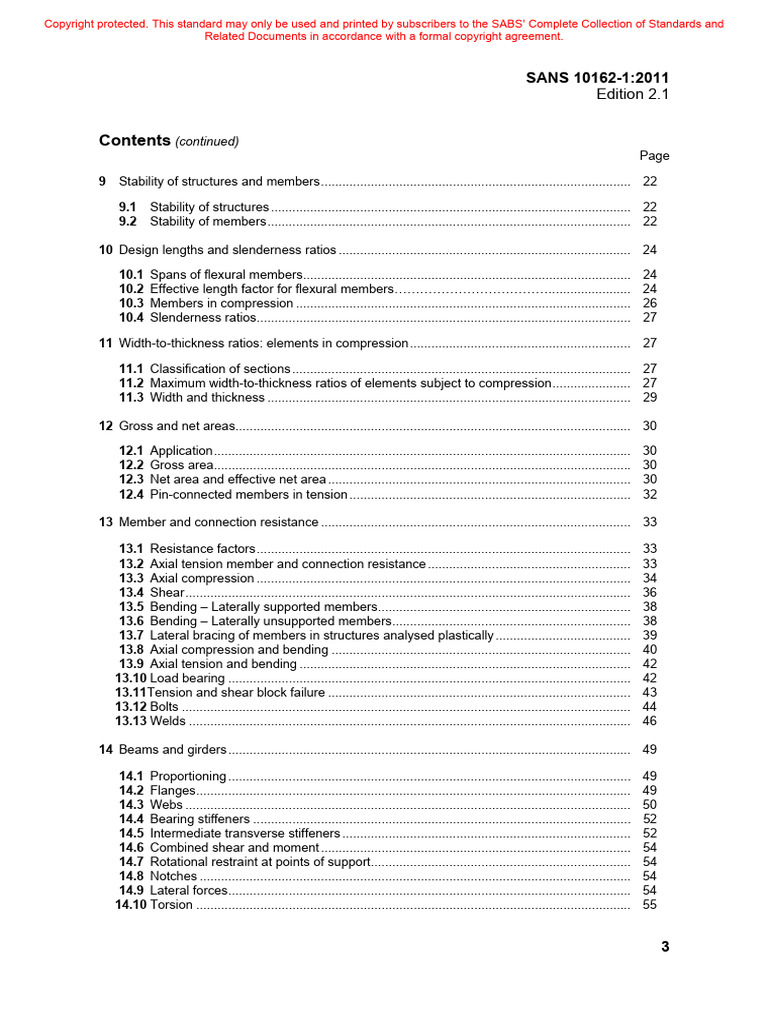 Sans 10162-1 5 | PDF | Bending | Solid Mechanics