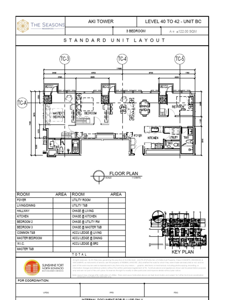 3-Bedroom Unit Floor Plan Layout | PDF | Room | Home
