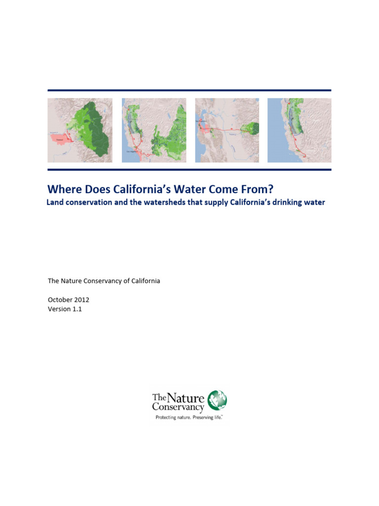 California - Drinking Water Sources 2012 | PDF | Groundwater | California