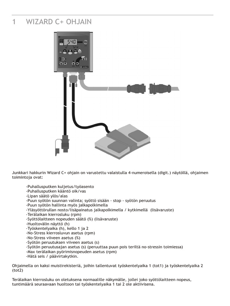 Wizard C - Ohjekirja | PDF