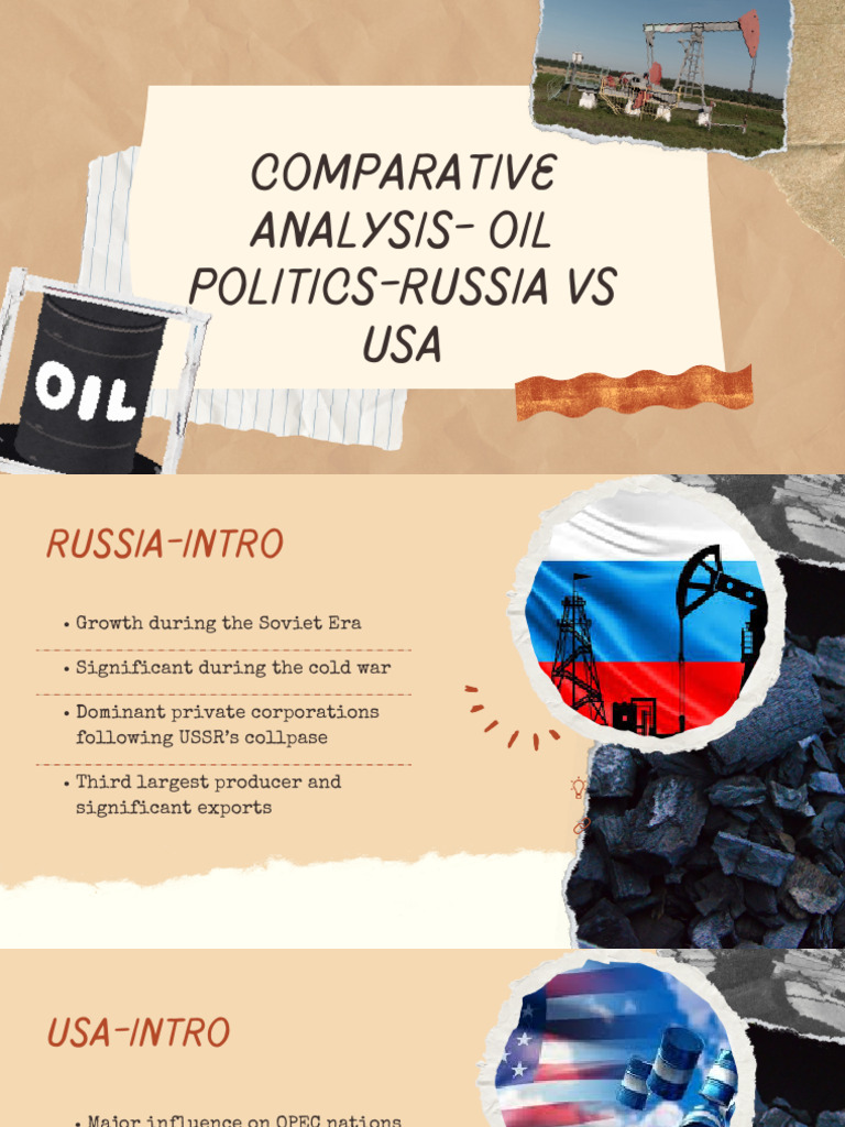 Oil Politics: Russia vs USA Analysis | PDF | Petroleum | The United States