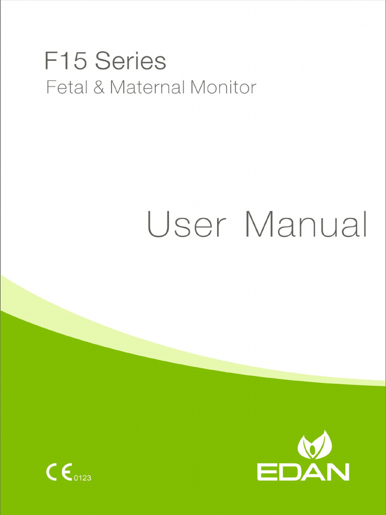 F15edan Users Manual Edan Instruments Smqf15edan Ex 1 6 | PDF ...