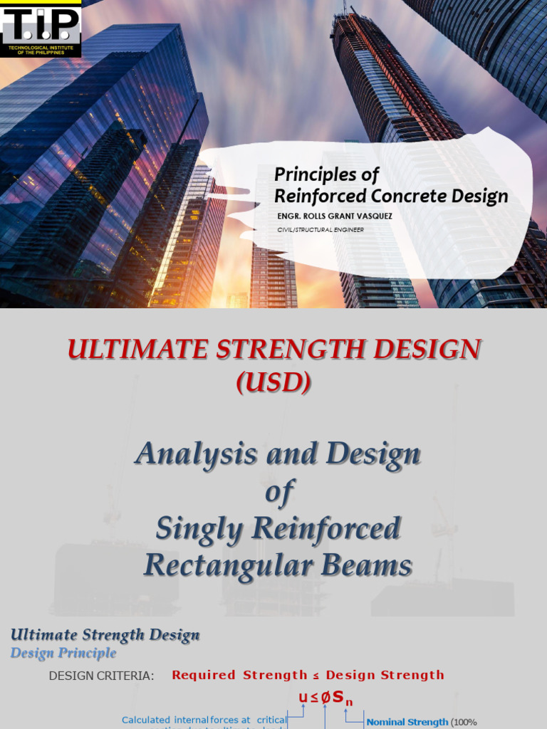 Module 1.3 Ultimate Strength Design On Beams SRB 1 | PDF | Strength Of ...