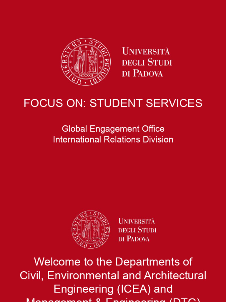 Join Unipd - Services - Travel Tips Icea DTG 2024-25 | PDF | Venice