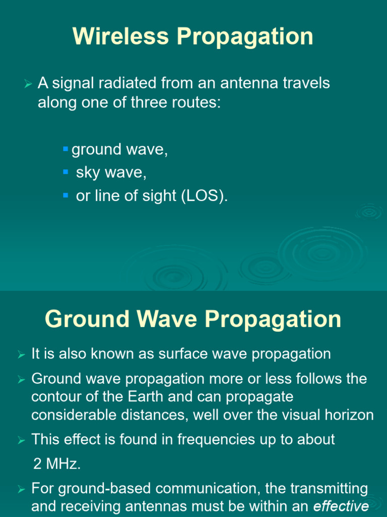 Understanding Wireless Propagation Types | PDF | Radio Propagation | Radio