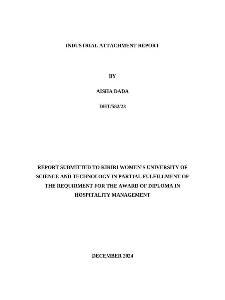 Aisha Dada Report | PDF | Restaurants | Menu