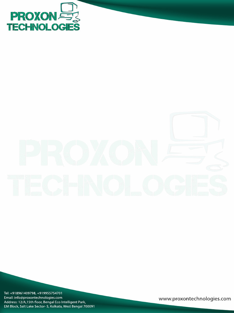 Proxon Technologies | PDF