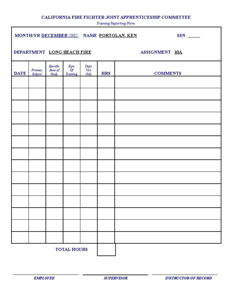 JAC Form | PDF