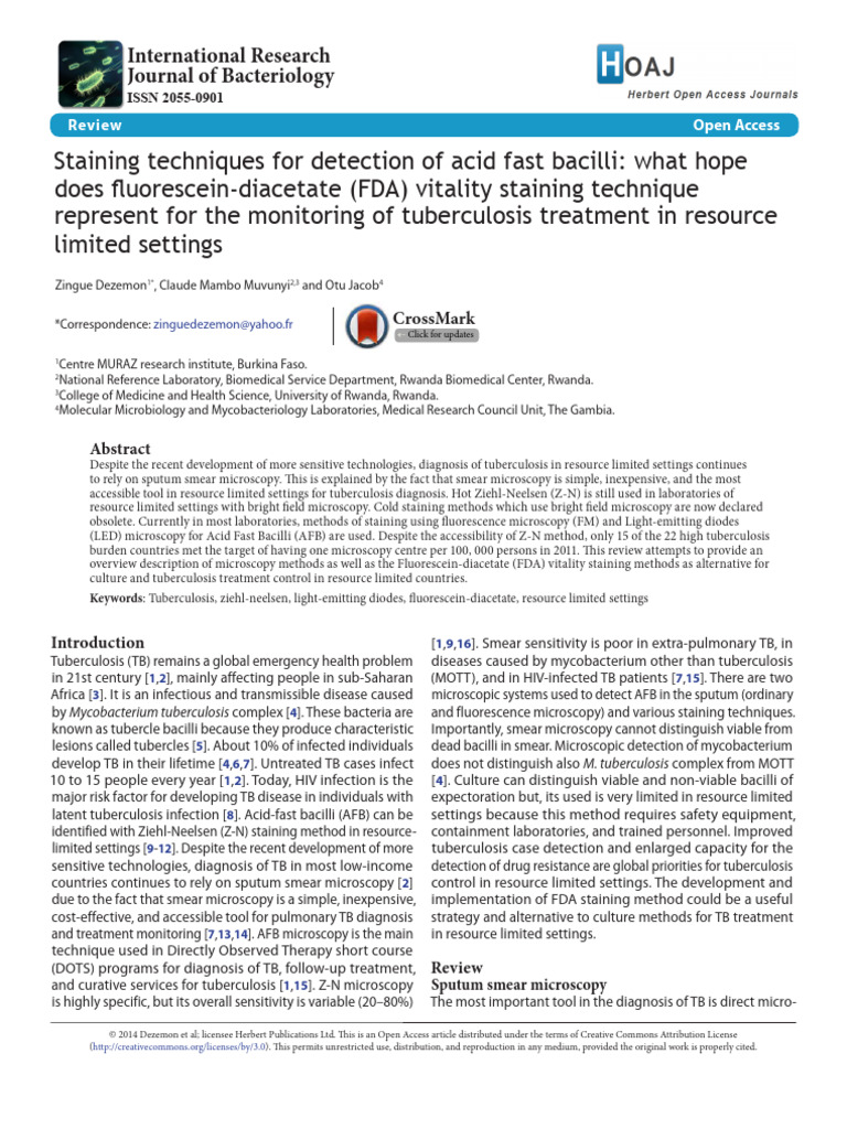 Comparation TB Staining | PDF | Tuberculosis | Staining