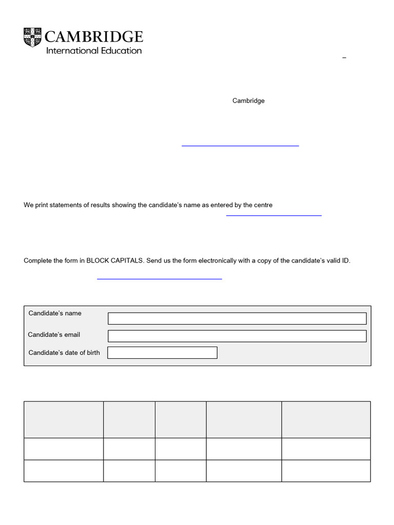 721875 Priority Results Information Application Form Form 9 | PDF