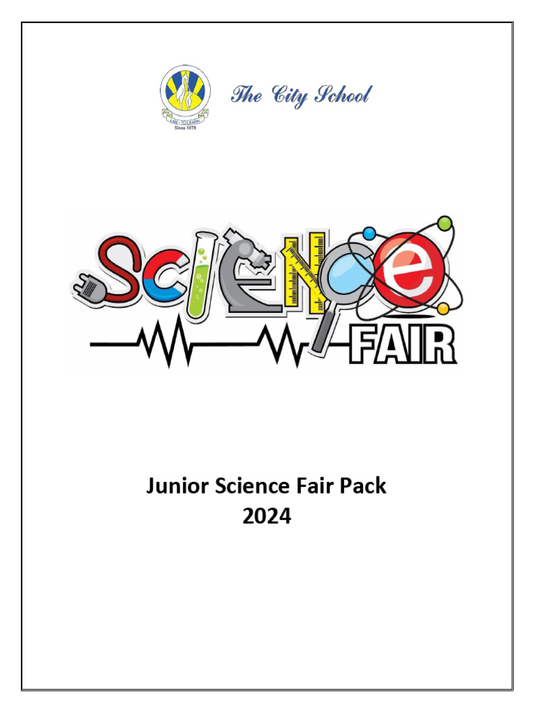Science Fair 2024 - Junior Pack | PDF | Experiment | Science