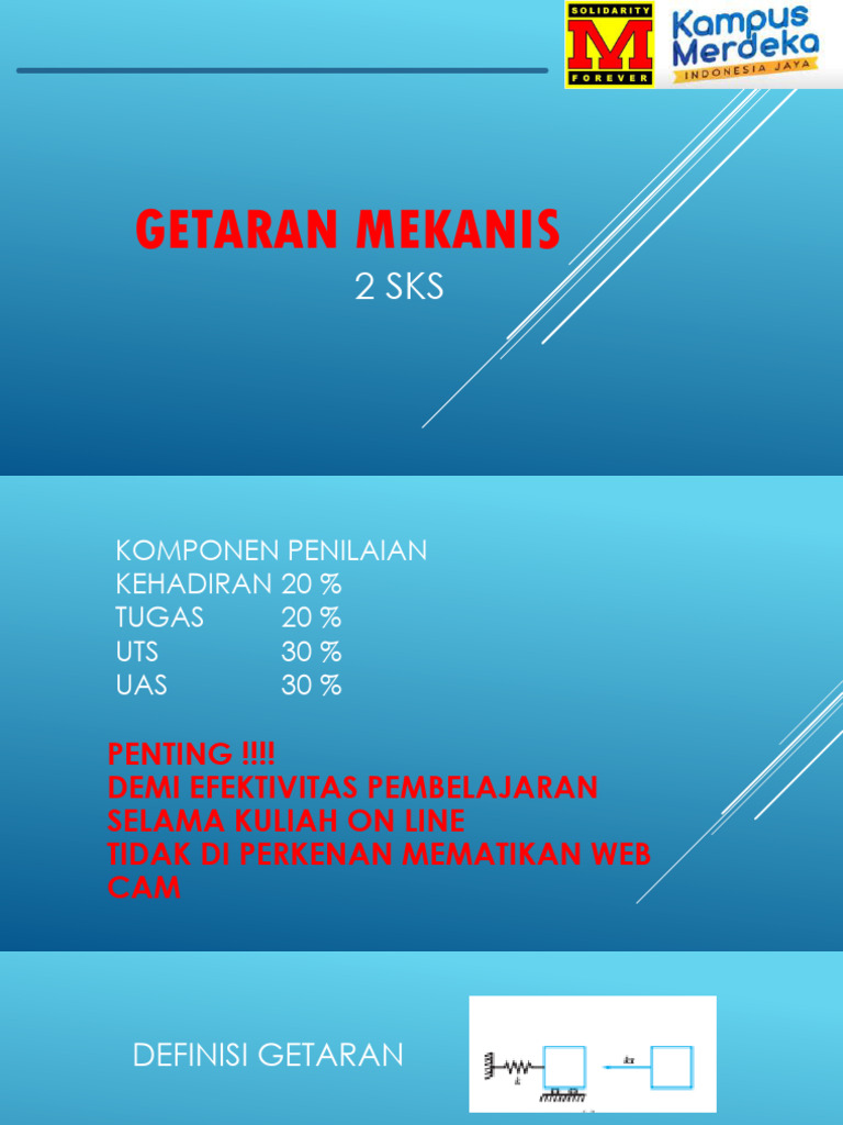 Analisis Getaran Mekanis dalam Rekayasa | PDF