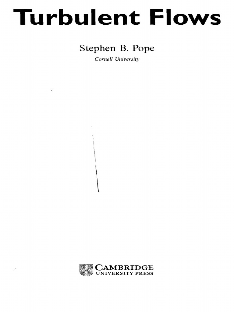 Pope Turbulent Flows | PDF