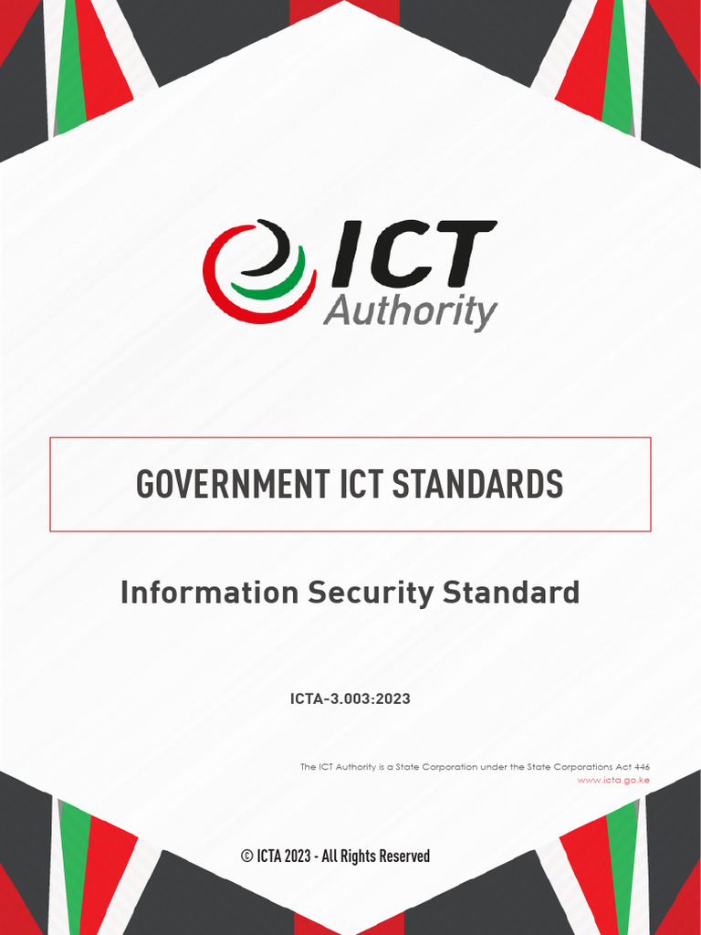 ICT Security Standard- 2023 | PDF | Information Security | Security