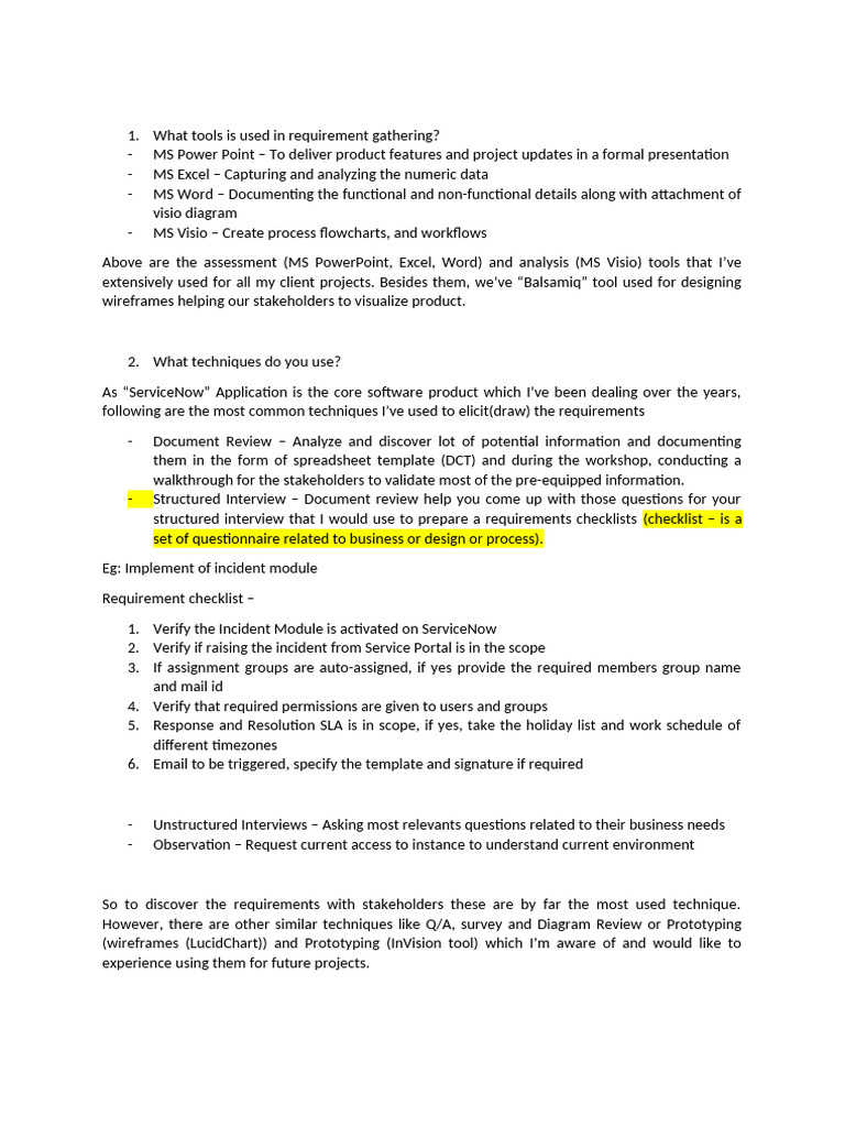 What Tools Is Used in Requirement Gathering | PDF | Microsoft Excel ...