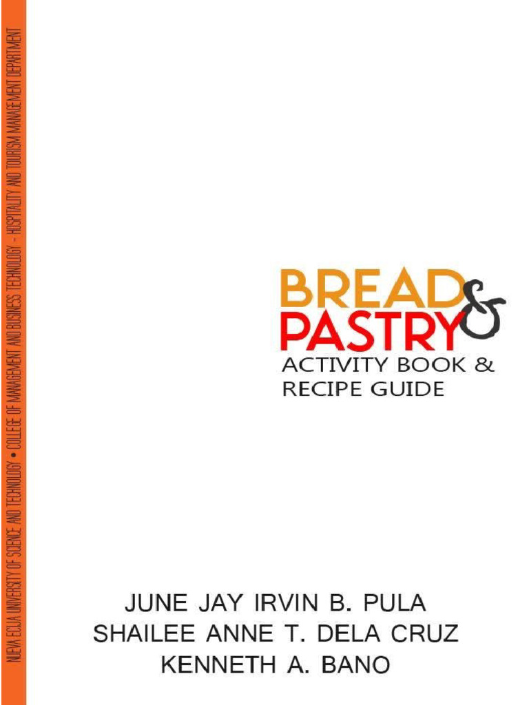 Hmpe 8 Baking and Pastry Activity Recipe Guide (1) | PDF | Breads | Dough
