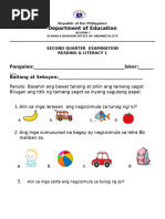 Filipino Q2 Grade 1 Periodical Test | PDF