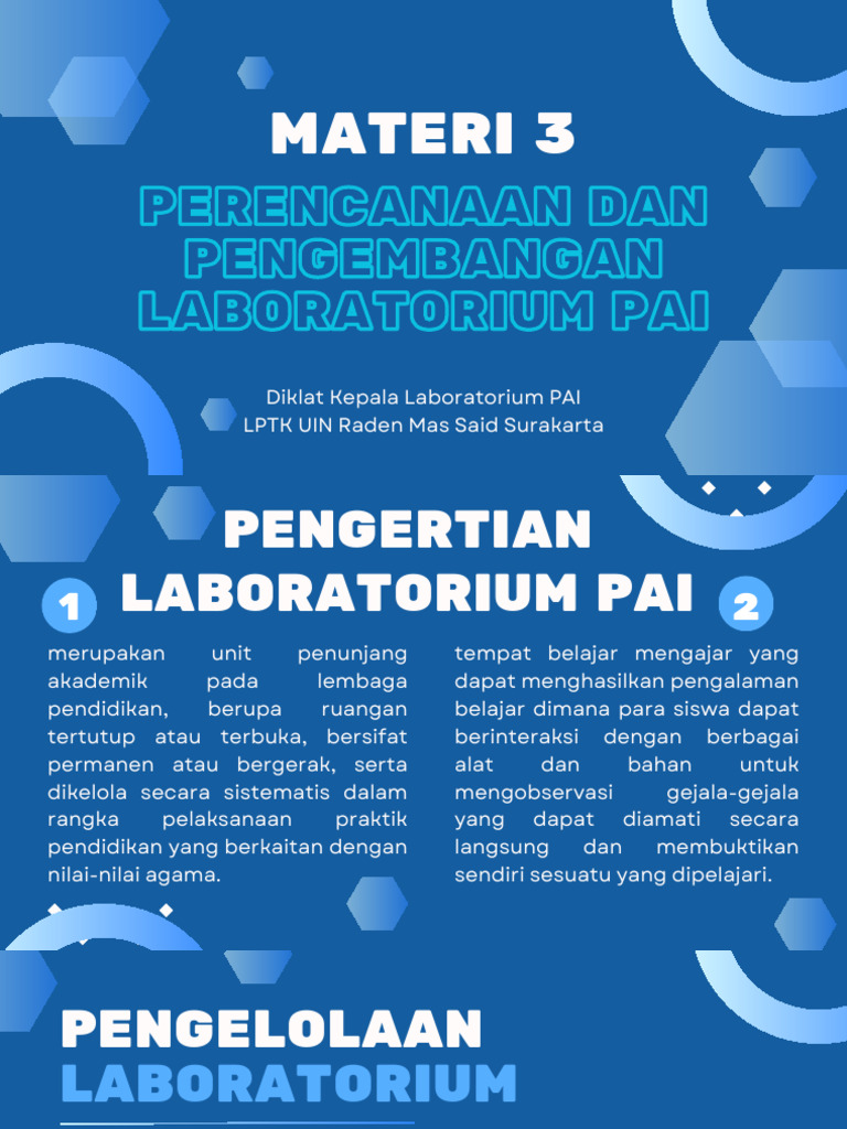 Pengelolaan Efektif Lab PAI | PDF