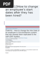 Hire Date vs. Original Start Date Explained | PDF | Employment | Computing