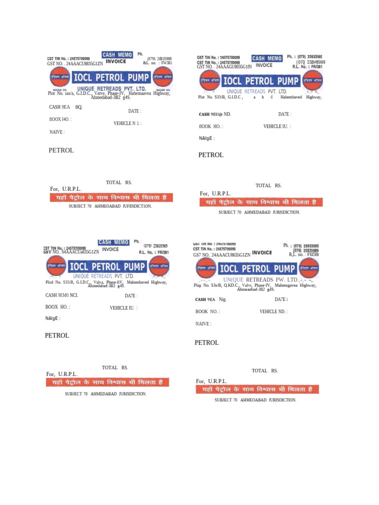 Petrol Bill | PDF