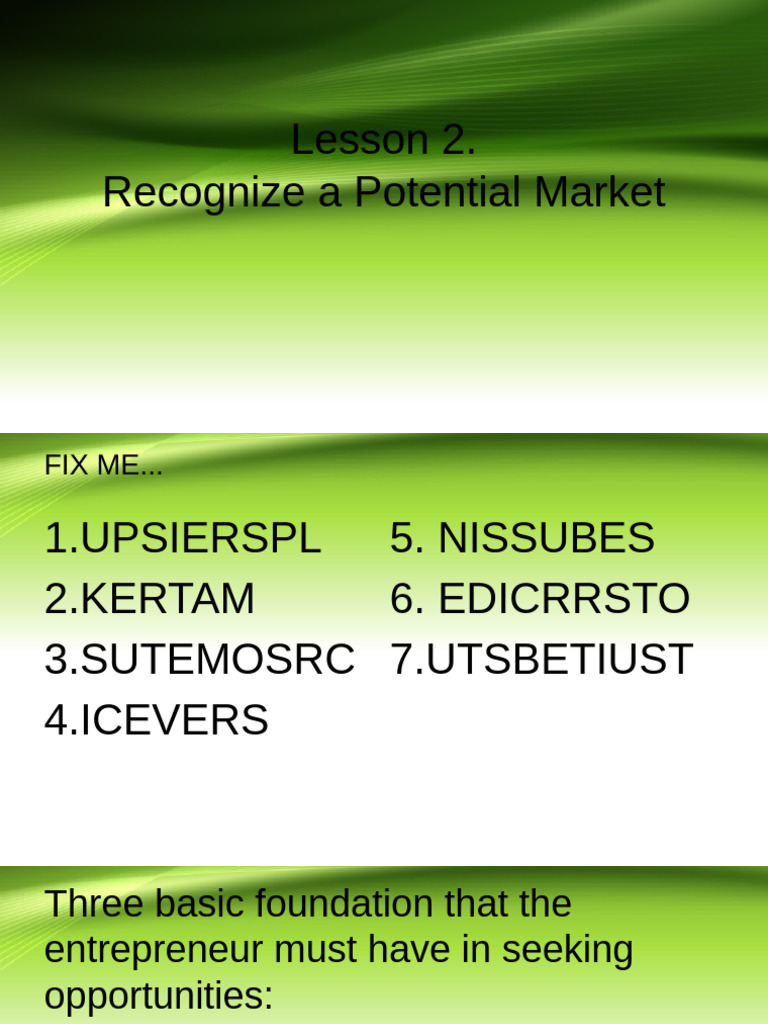 Entrep-Lesson-1-2 | PDF | Entrepreneurship | Psychology