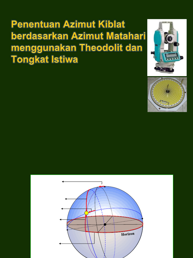 Azimut Kiblat dan Azimut Mth | PDF