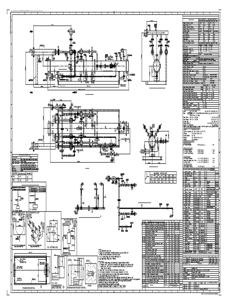 EJ 4570 G.A DRAWING FOR EJECTOR SYSTEM R-02 - Model | PDF | Gas ...