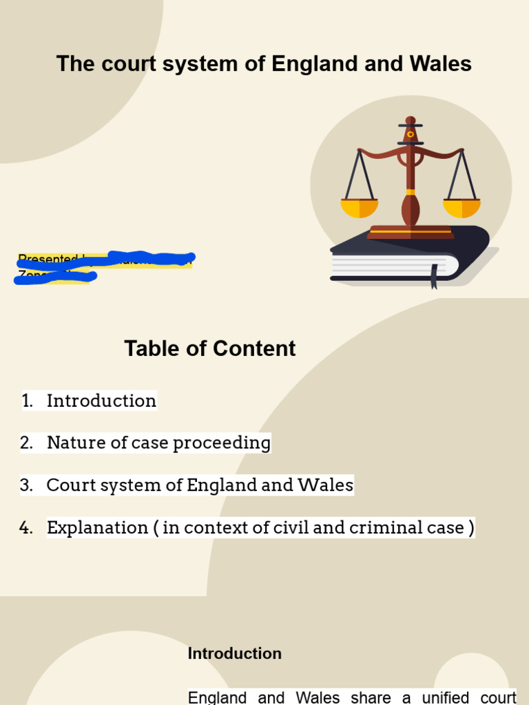 Court System of England and Walses | PDF | Justice | Crime & Violence