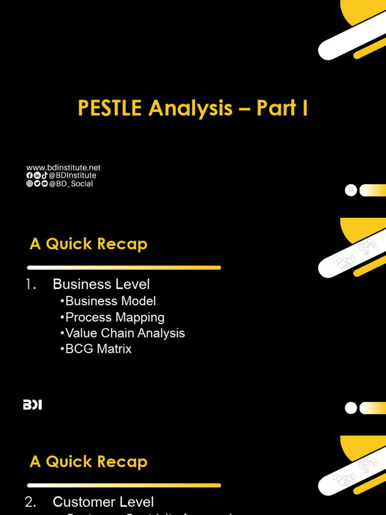 Business Strategy & PESTLE Guide | PDF
