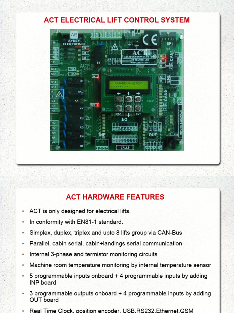 Act Control System Introduction | PDF | Input/Output | Usb