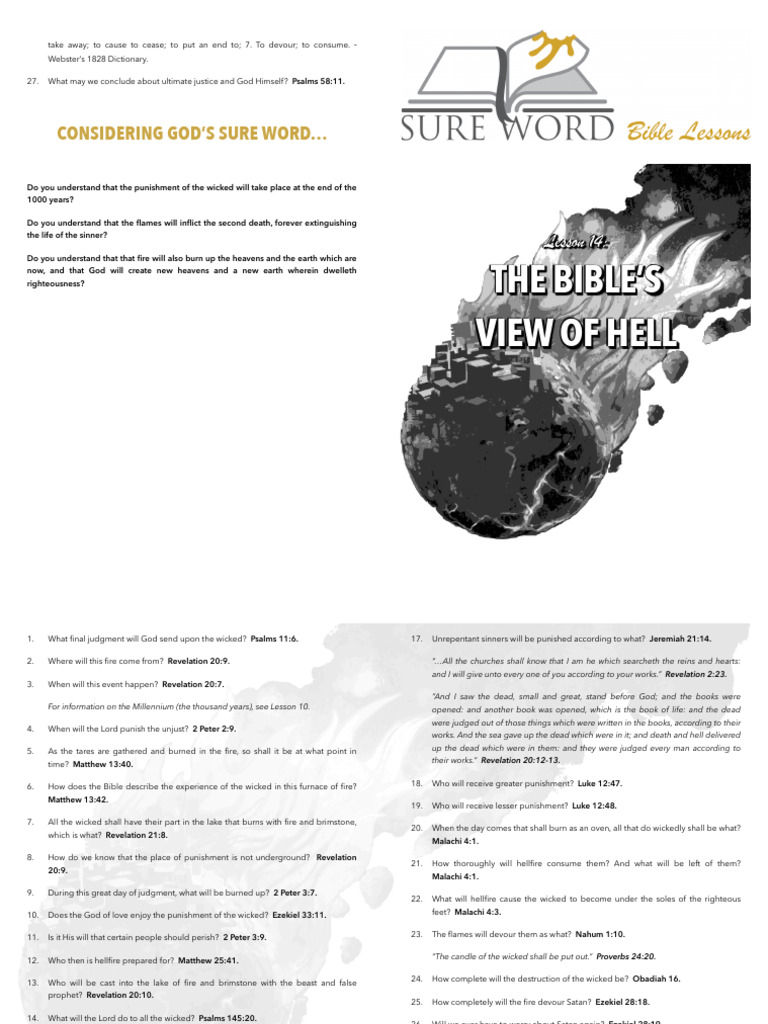 14 The Bibles View of Hell | PDF | Hell | Book Of Revelation