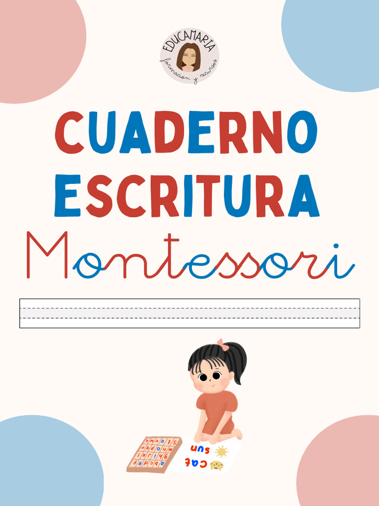 Cuaderno de Escritura Montessori PDF | PDF
