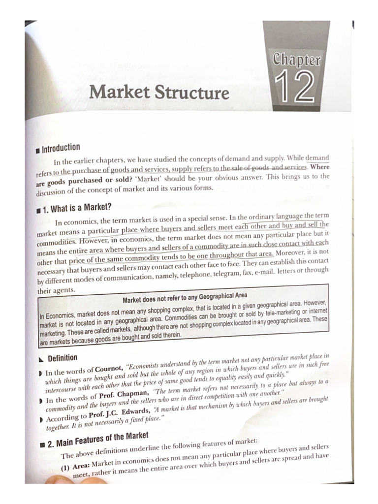 12 Market Structure | PDF
