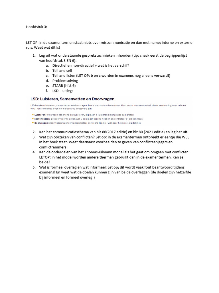 Vragen Management Obv Examentermen h3 | PDF