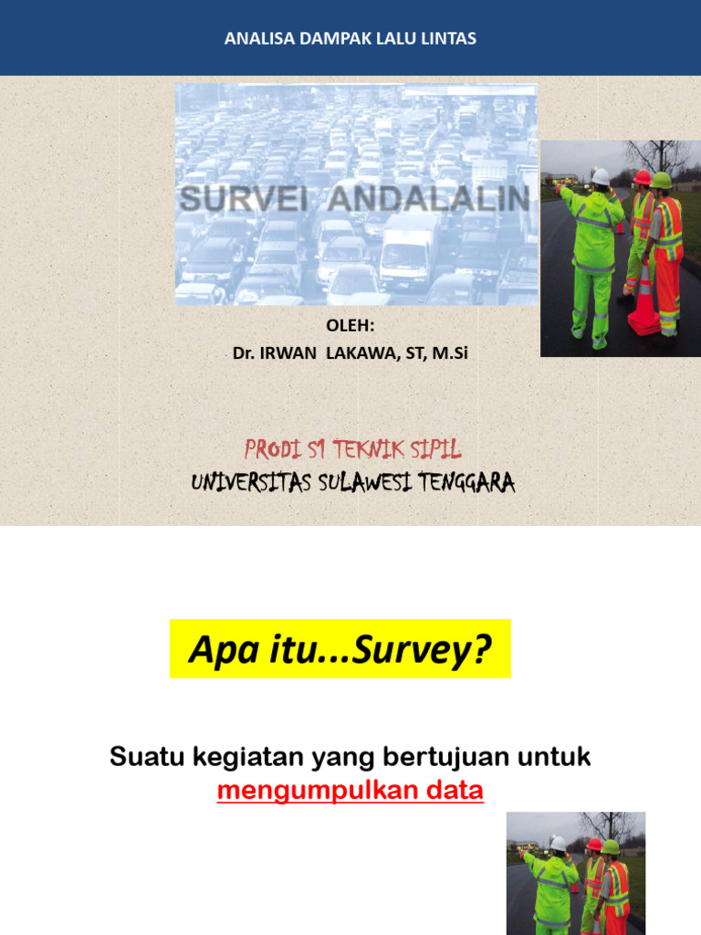 Materi 7 - Metode Survei Andalalin | PDF