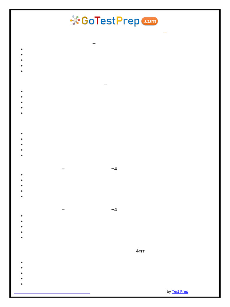 Equations and Inequalities Practice Test | PDF | Area | Elementary ...