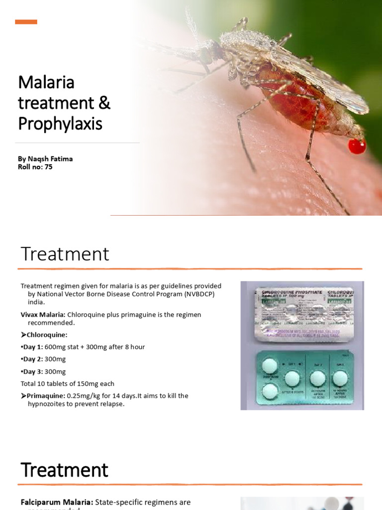 Malaria Treatment Guidelines in Myanmar | PDF