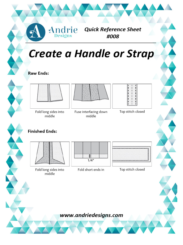 Creating Handles and Straps Guide | PDF