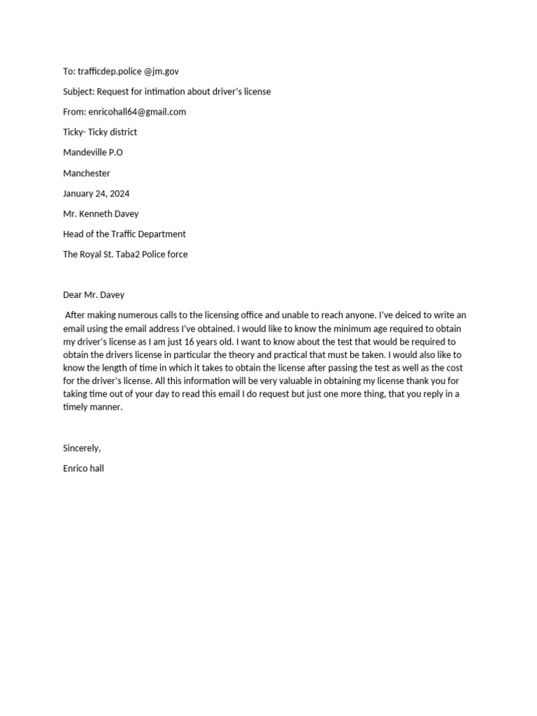 SBA Request Letter Practict | PDF